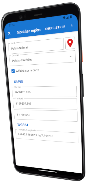 Point Me – The mobile app that manages your Swiss LV95 coordinates | L ...